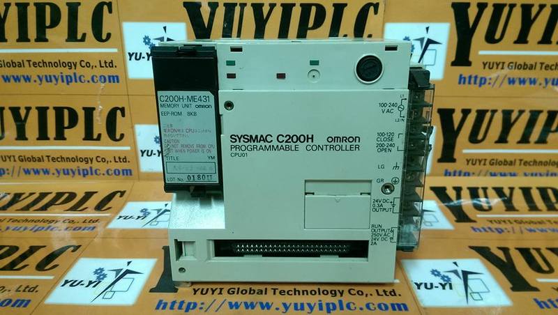 OMRON C200H-CPU01-E CPU UNIT MODULE - 裕益科技自動化設備可程式編碼器PLC分散式控制系統DCS